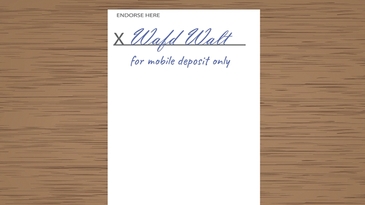 How to Deposit a Check at a Bank or Online | WaFd Bank